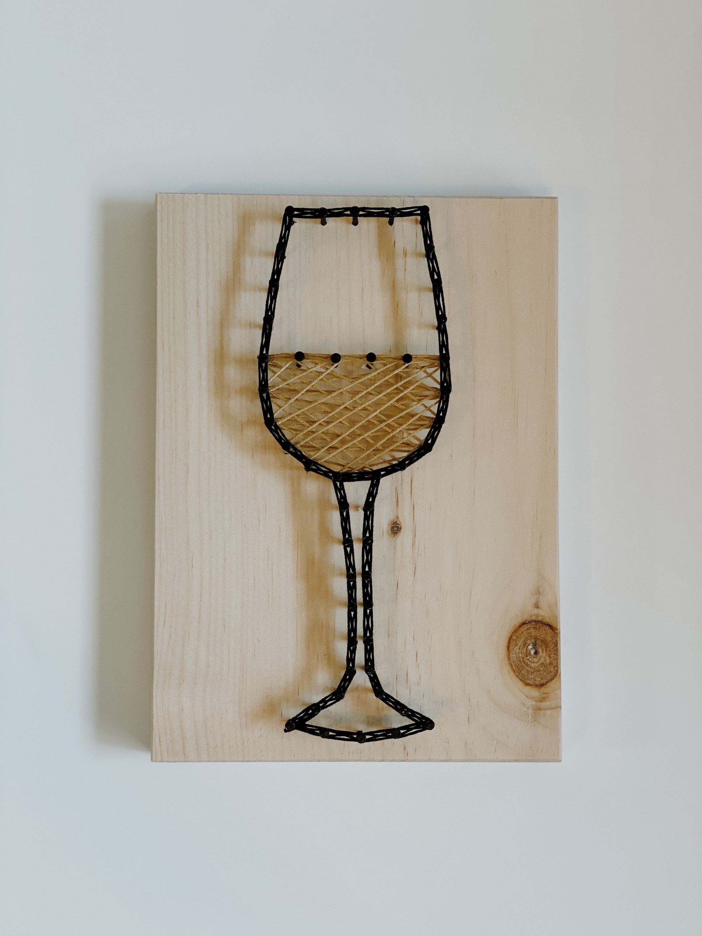 Wine DIY String Art Kit | Wine Decor | Craft Kit | DIY Project | Wine ...