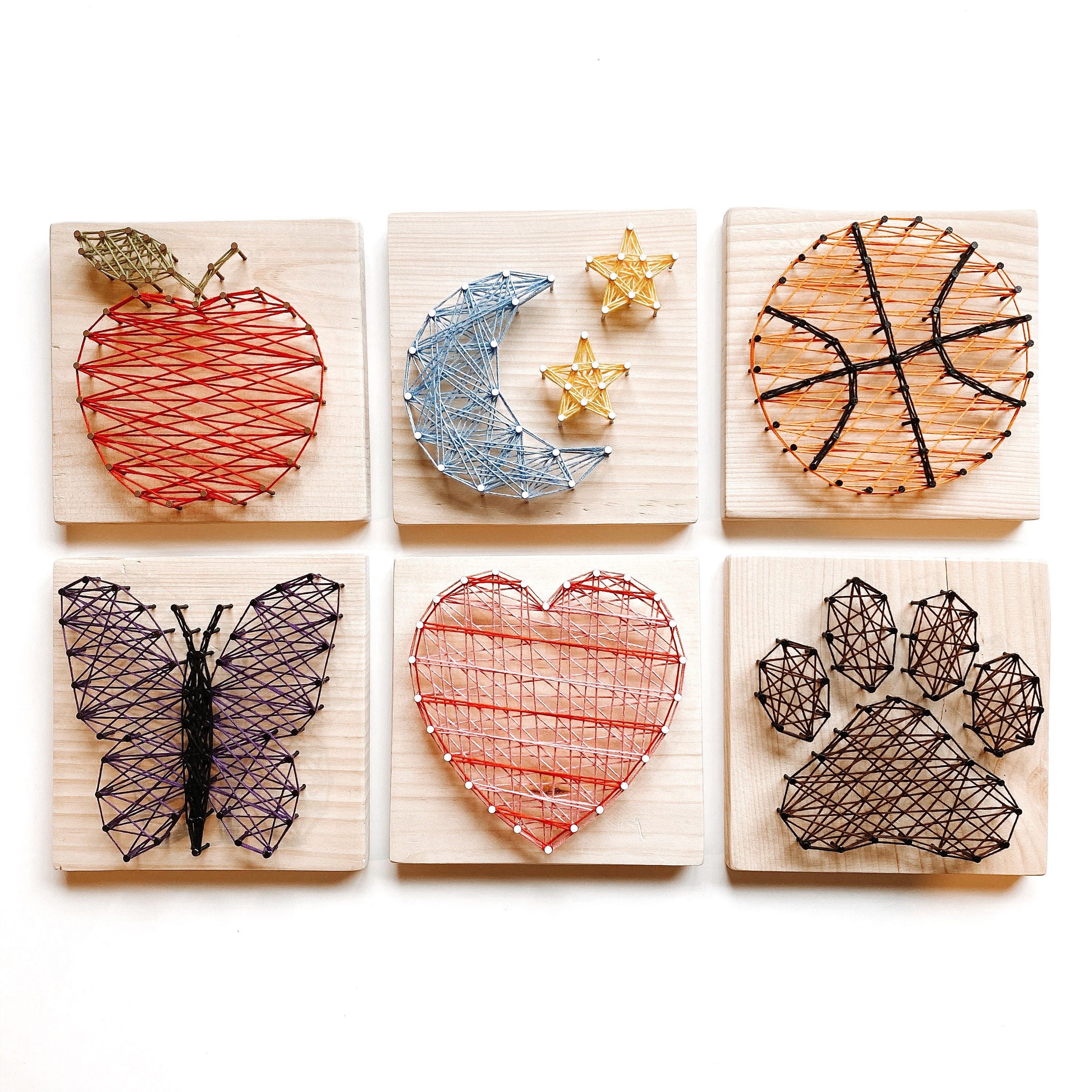 DIY String Art Kit paw Print Design DIY String Art Kids - Etsy