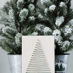 Christmas Tree String Art Kit (triangle) | Christmas String Art | DIY ...