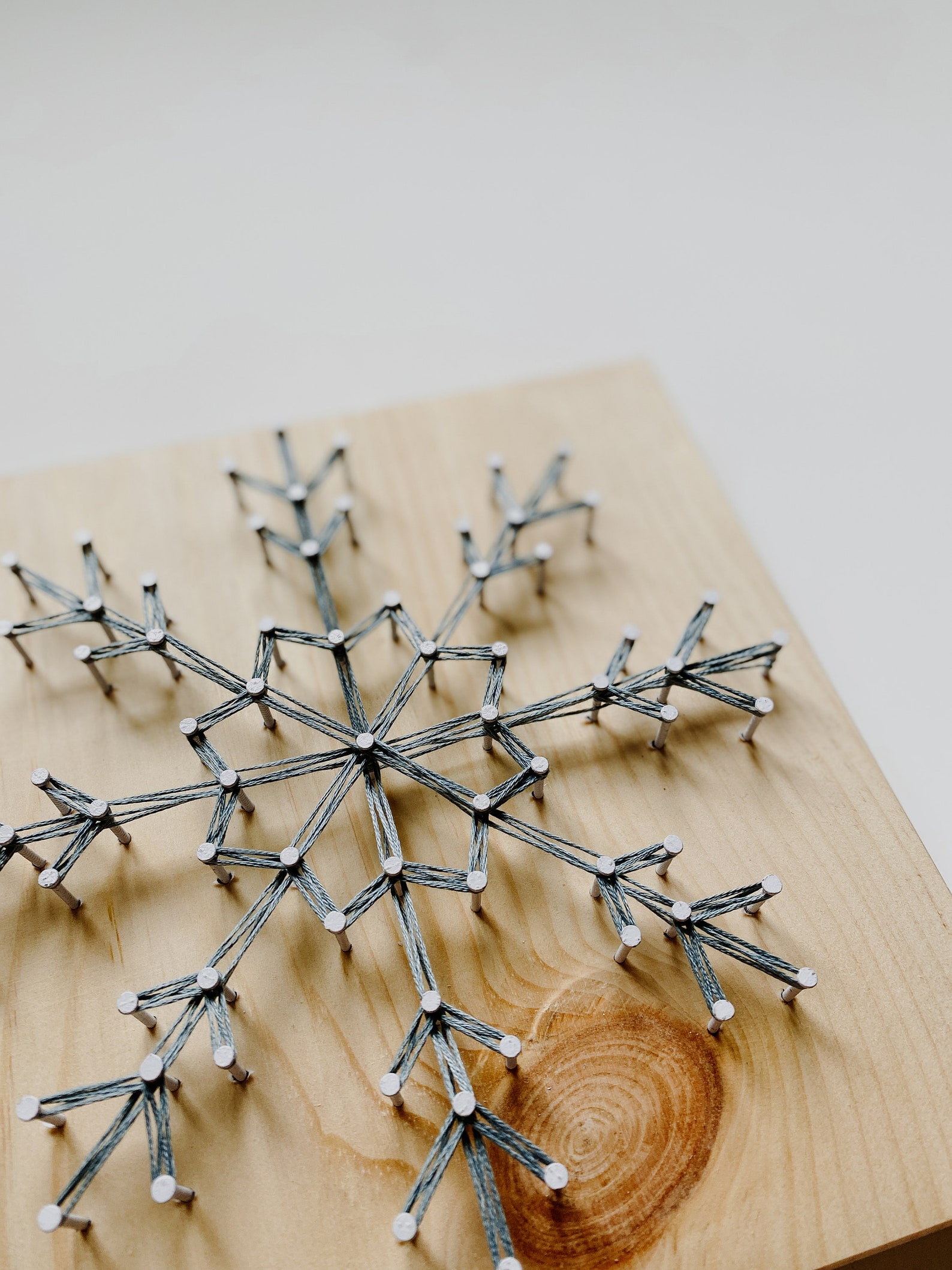 Snowflake DIY String Art Kit | Christmas String Art | Christmas Decor ...