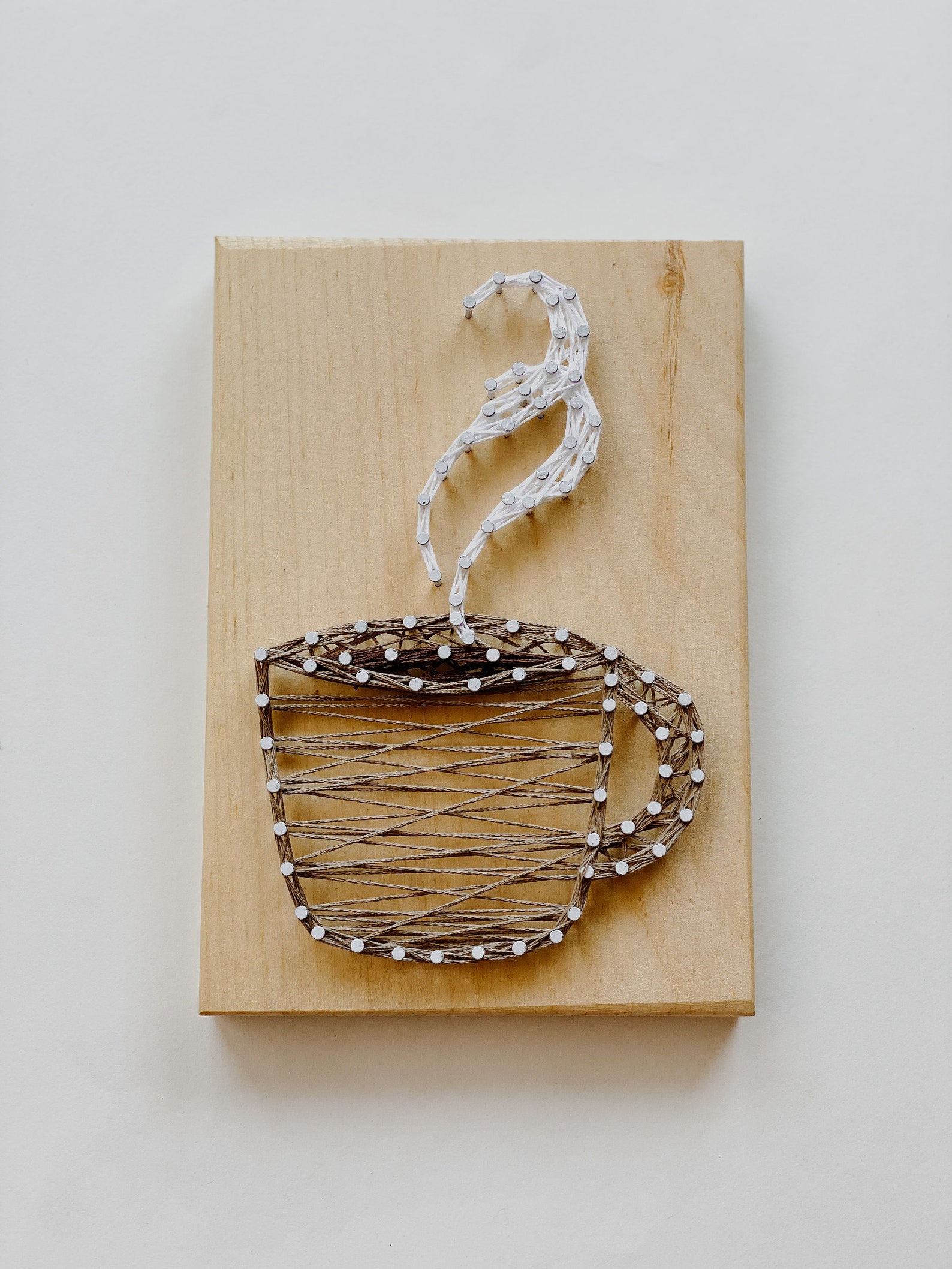 Coffee/tea DIY String Art Kit | Coffee Bar Decor | Craft Kit | DIY ...