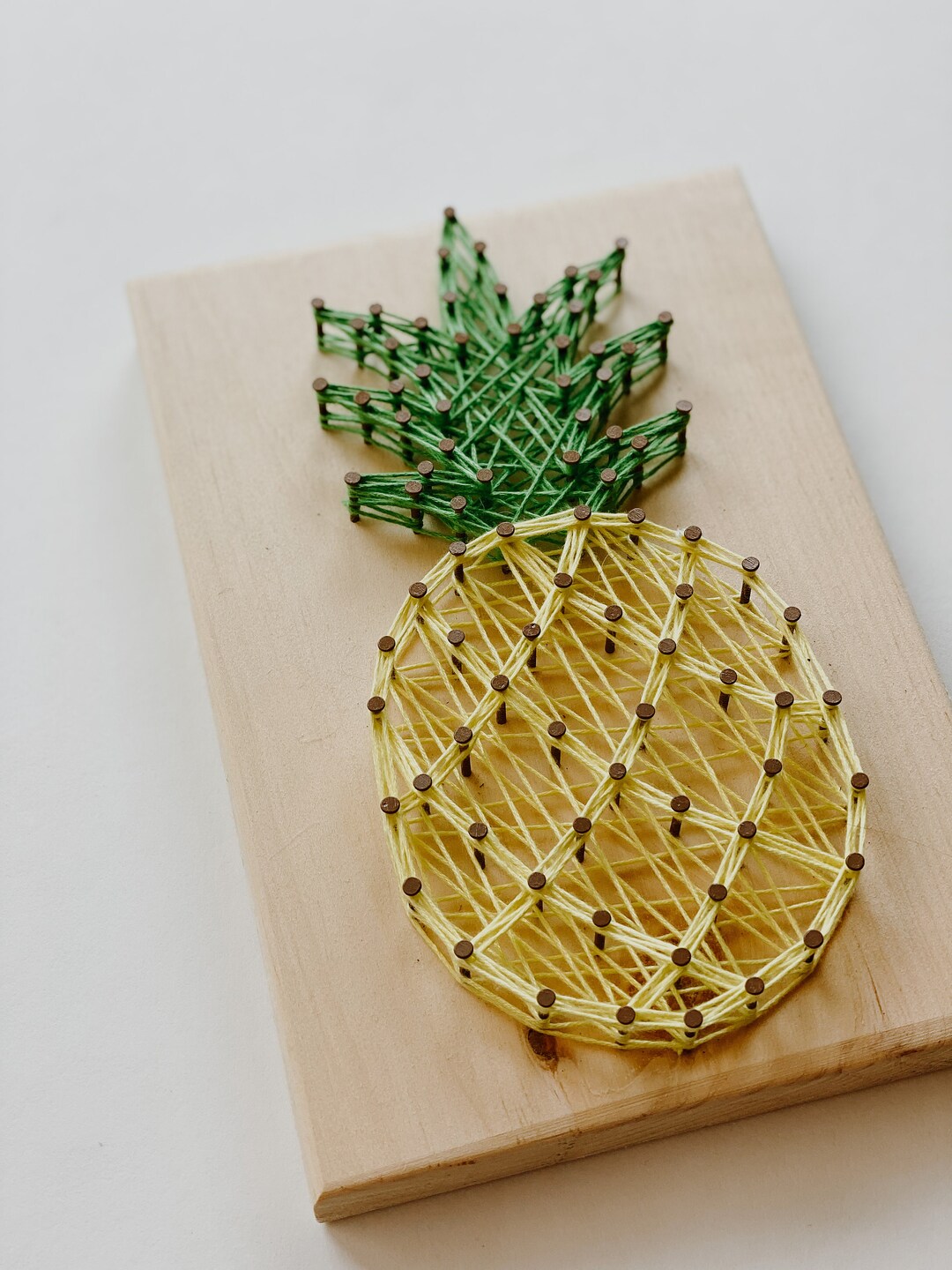 Pineapple DIY String Art Kit | Plant Decor | Craft Kit | DIY Project ...