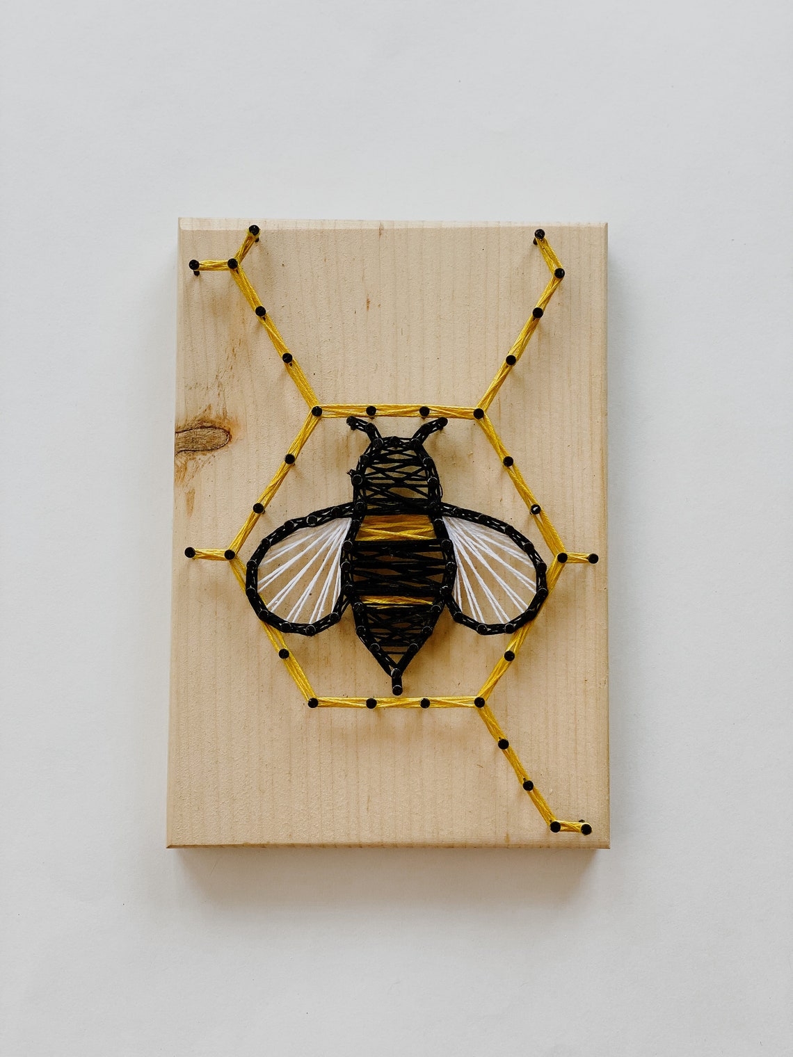 Bee DIY String Art Kit Bee Decor Craft Kit DIY Project - Etsy