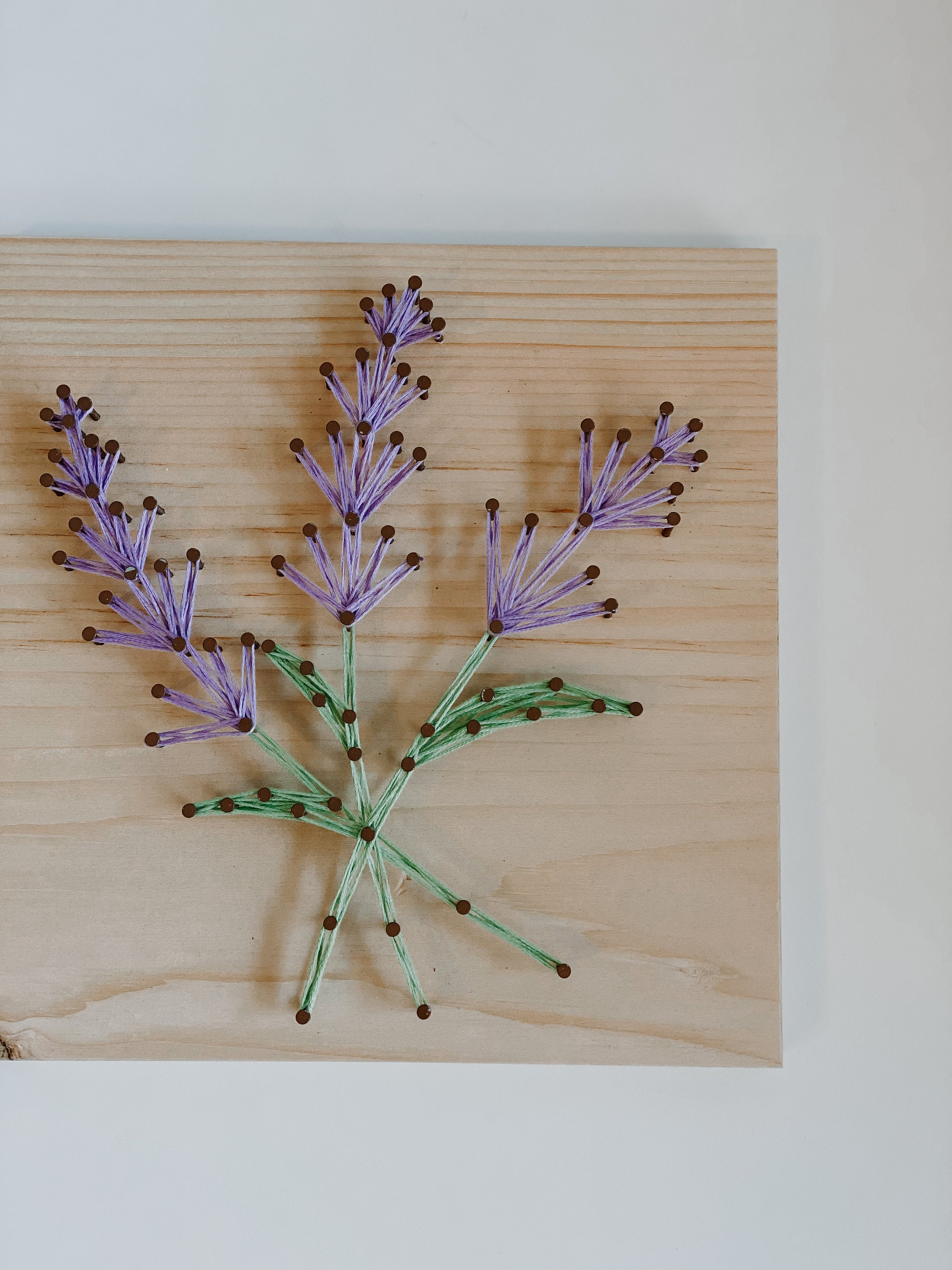 Lavender DIY String Art Kit | DIY Kit | String Art Kit | DIY Adult ...