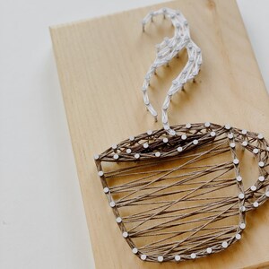 Coffee/tea DIY String Art Kit | Coffee Bar Decor | Craft Kit | DIY ...