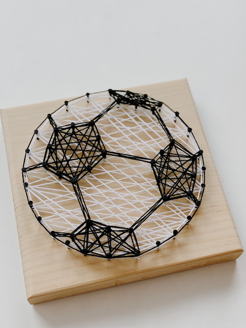 Soccer DIY String Art Kit DIY String Art Kids Crafts DIY for Kids ...