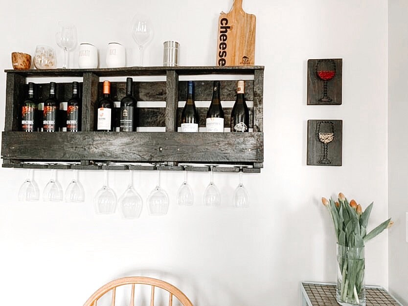 Wine DIY String Art Kit Wine Decor Craft Kit DIY Project Wine String ...