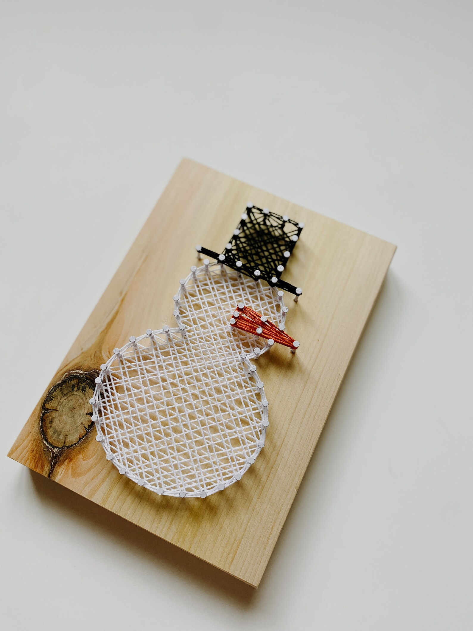 Snowman String Art Kit Christmas String Art DIY Kit Holiday Decor ...