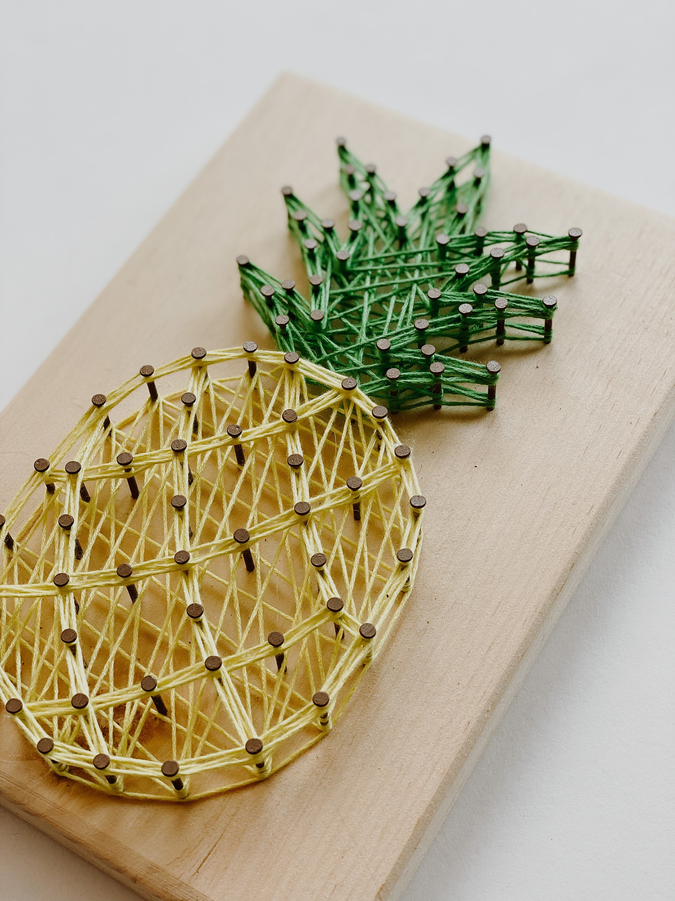 Pineapple DIY String Art Kit Plant Decor Craft Kit DIY - Etsy