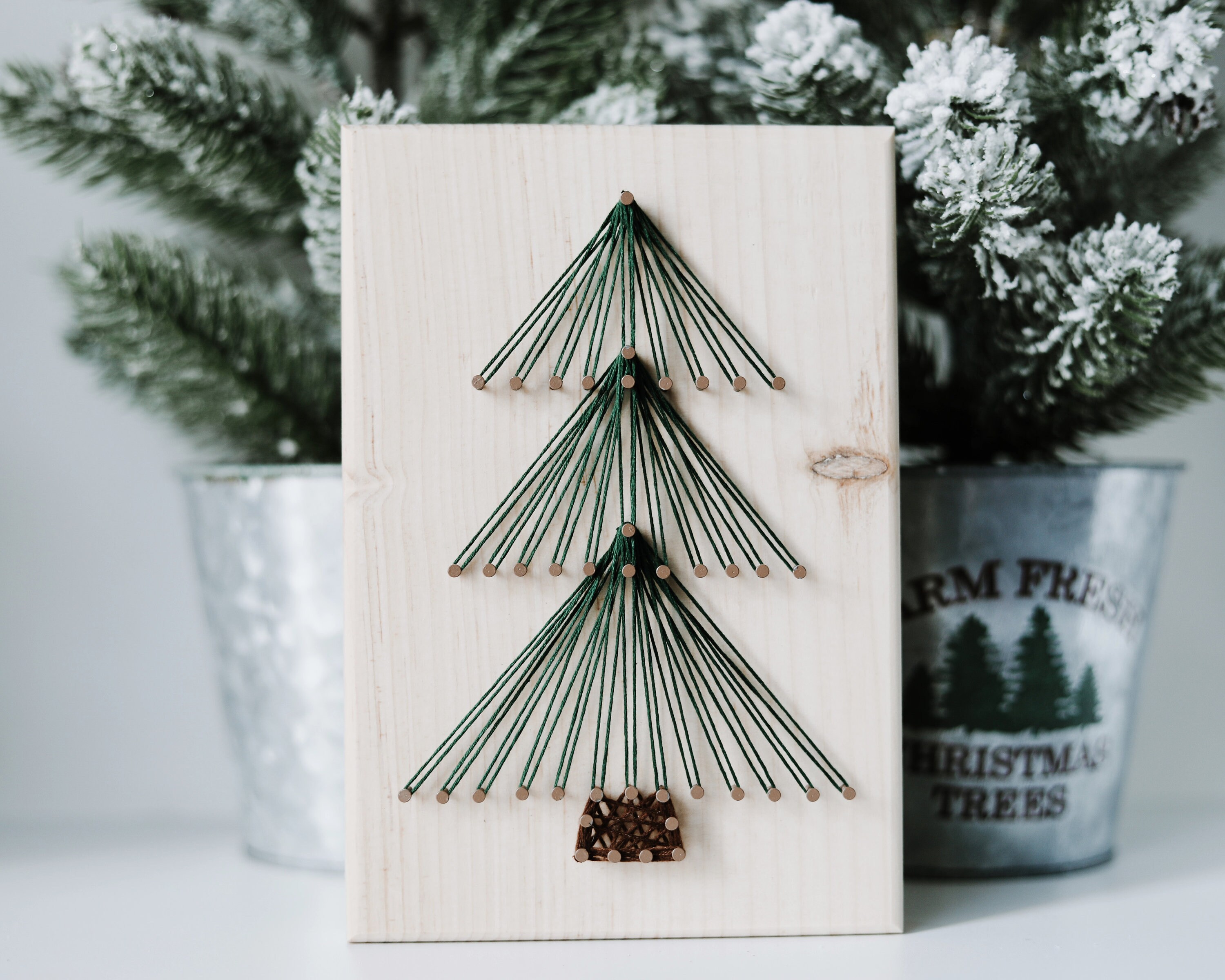 Christmas Tree String Art Kit geometric Christmas String Art DIY Kit ...