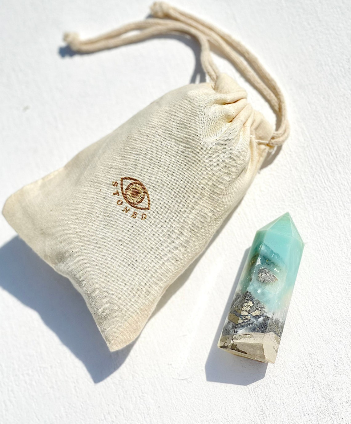 Amazonite Crystal Wand Large 3.5 Obelisk Tower - Etsy