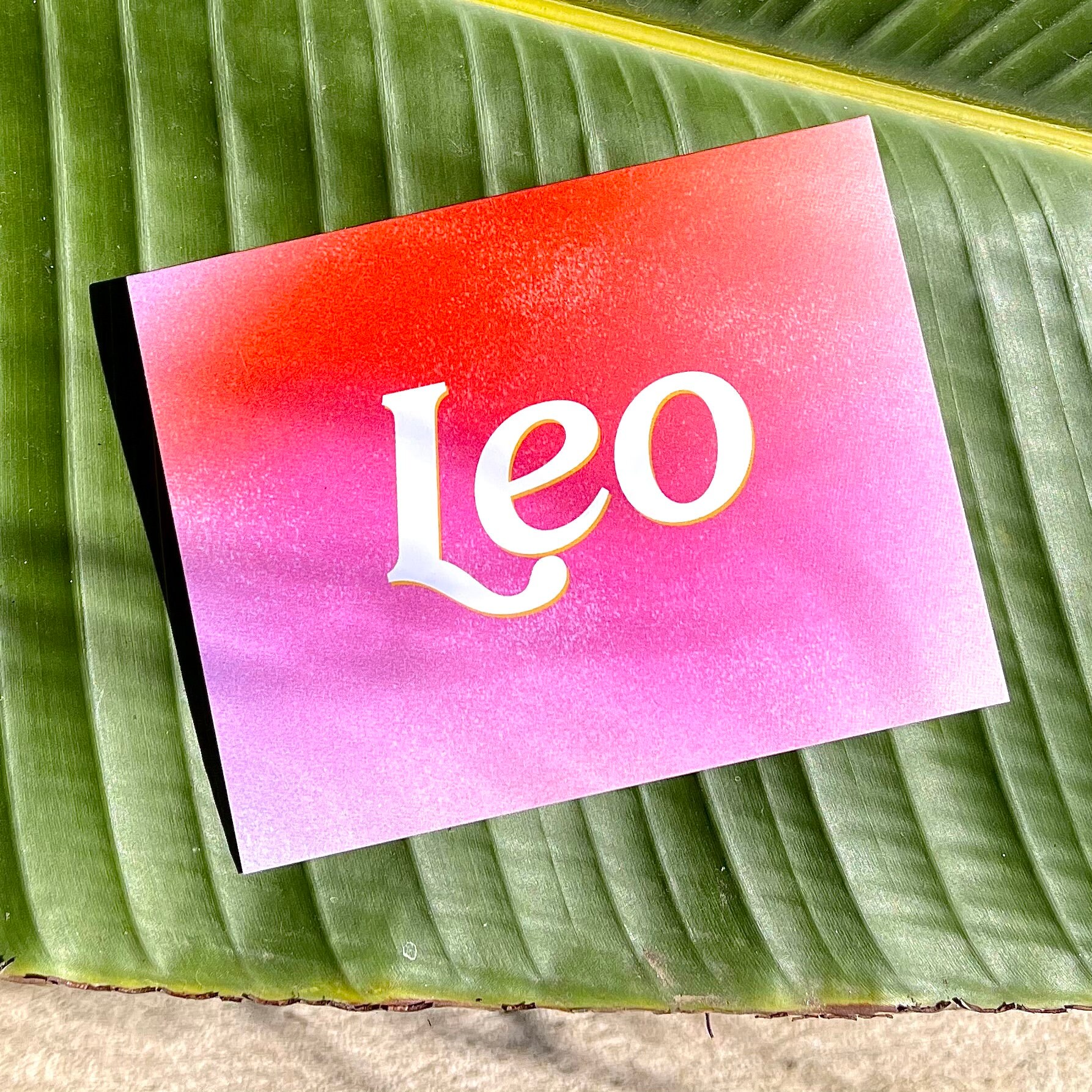 Leo Zodiac Sign Birthday Card - Etsy