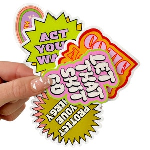 Act Your Wage Sticker - Etsy