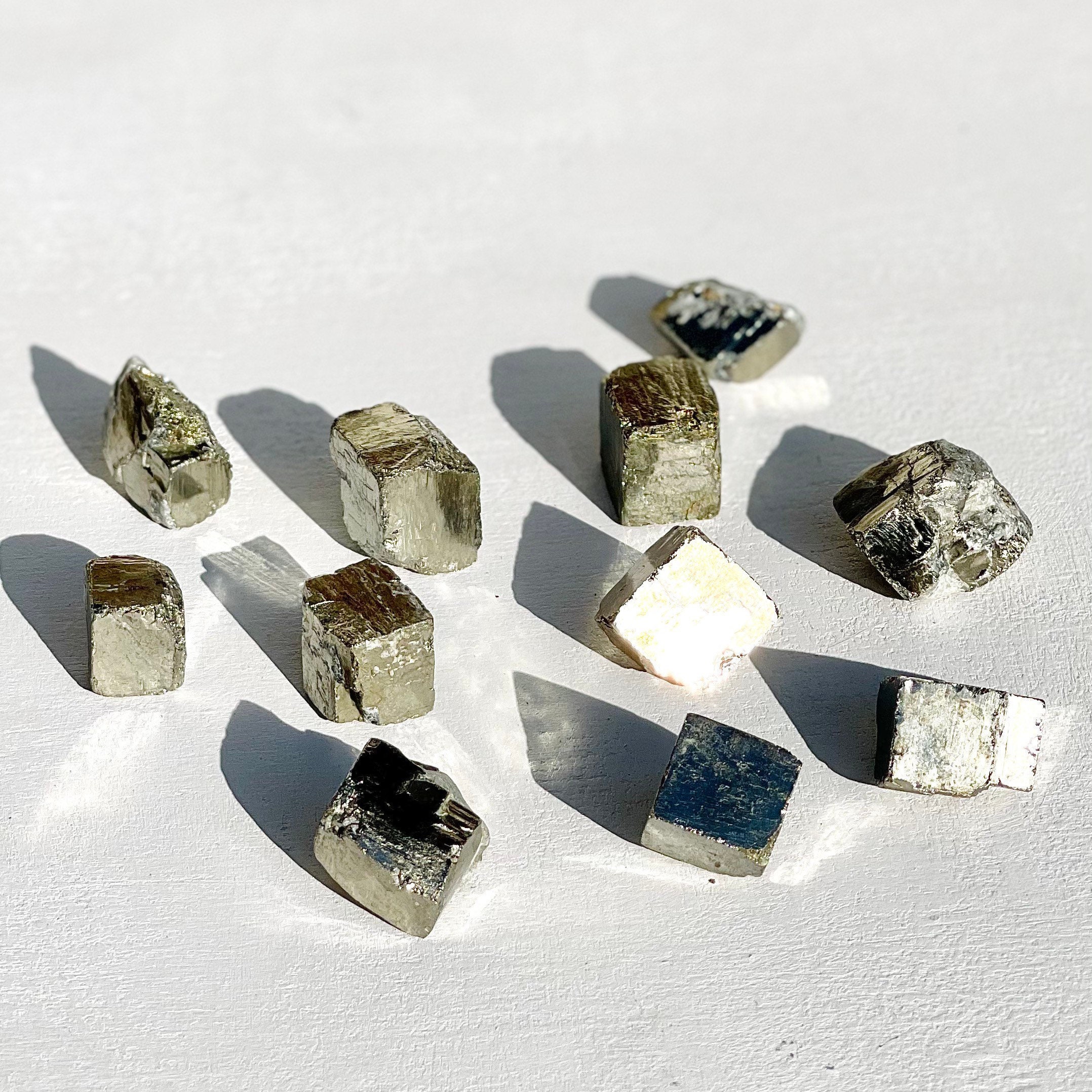 Pyrite Cube One Large Crystal Block | Etsy