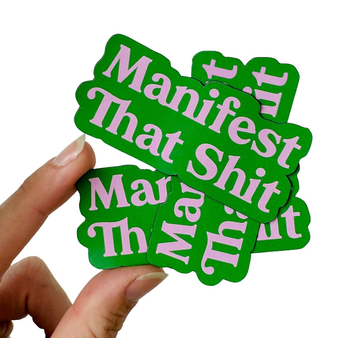 Manifest That Shit Magnet - Etsy