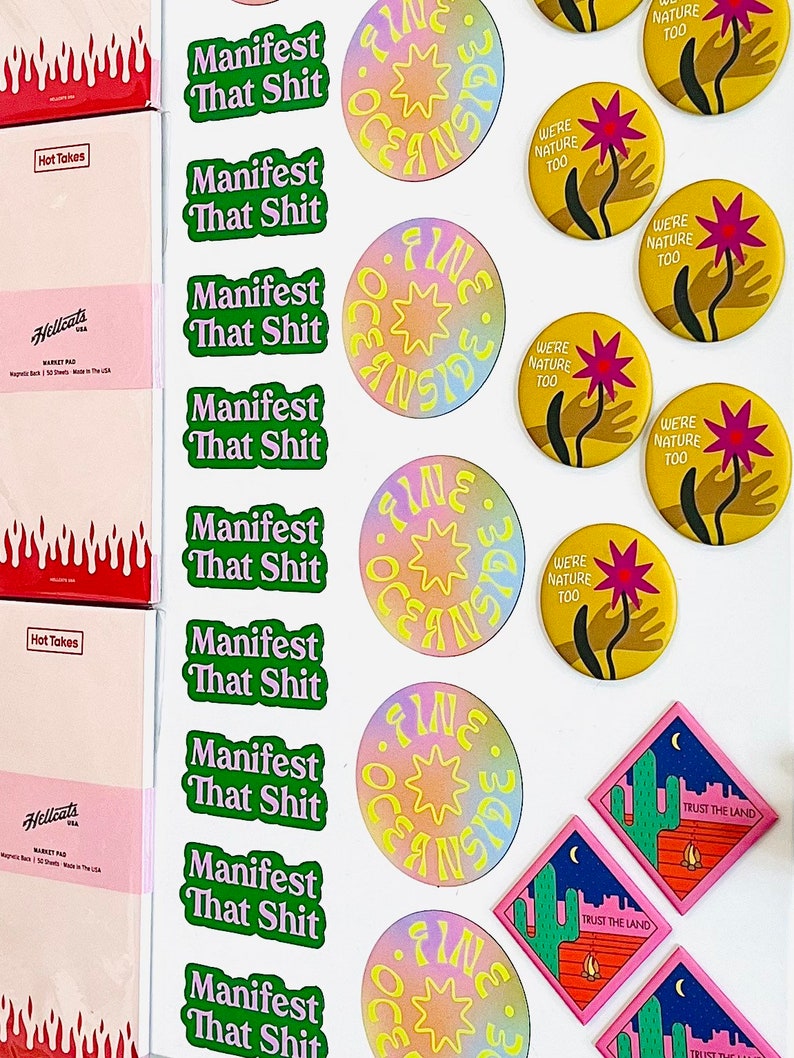 Manifest That Shit Magnet - Etsy