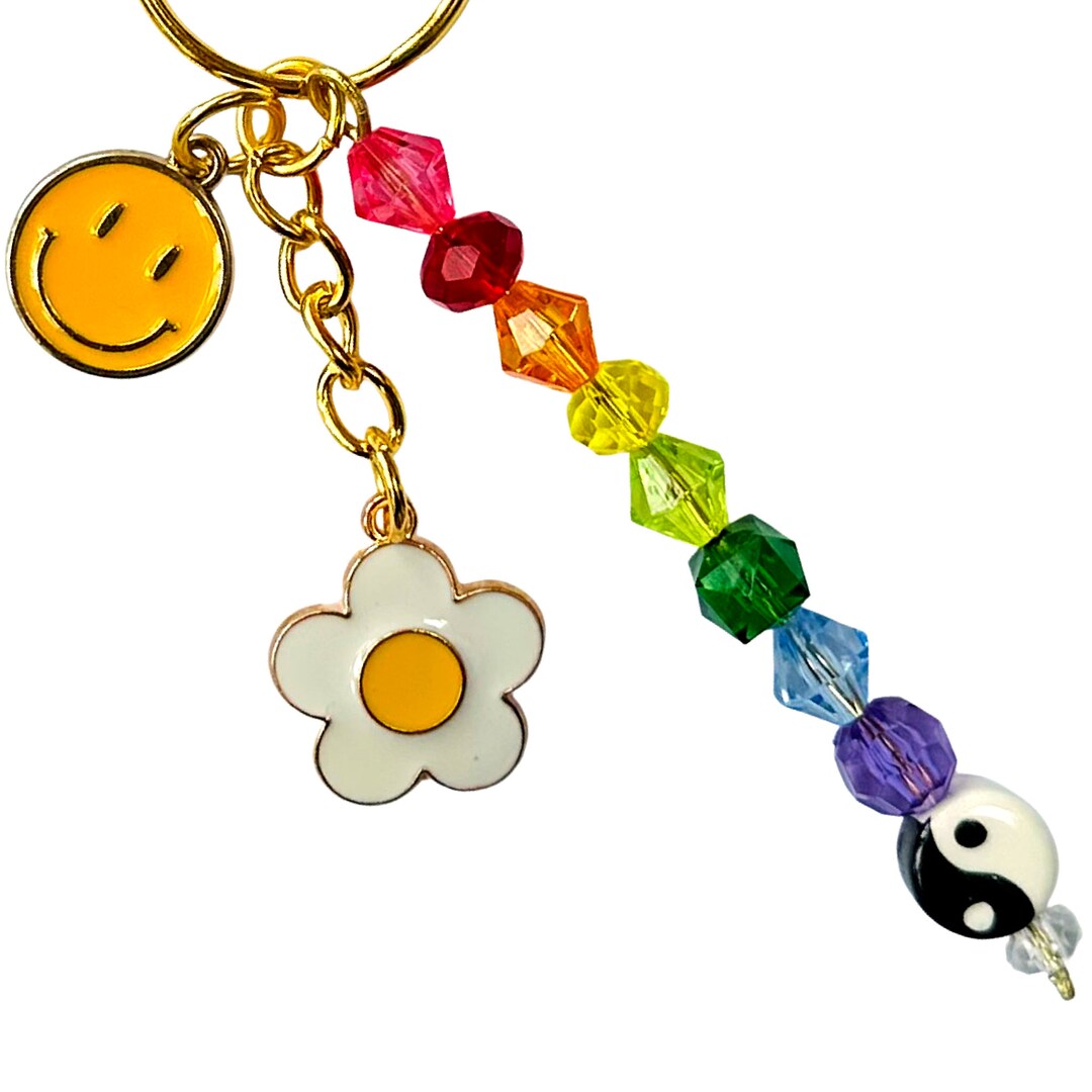 Y2K Yin Yang Keychain - Etsy