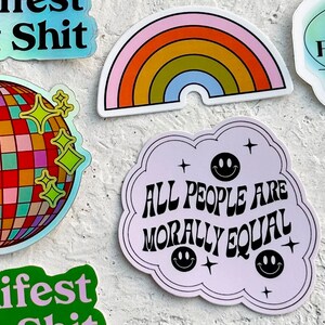All People Equal Smiley Face Sticker - Etsy