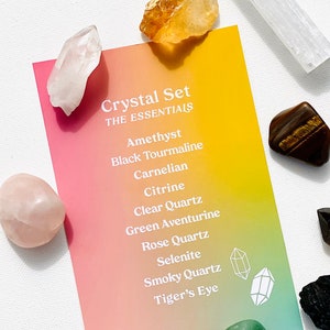 Crystal Set Beginner 10 Starter Stones - Etsy