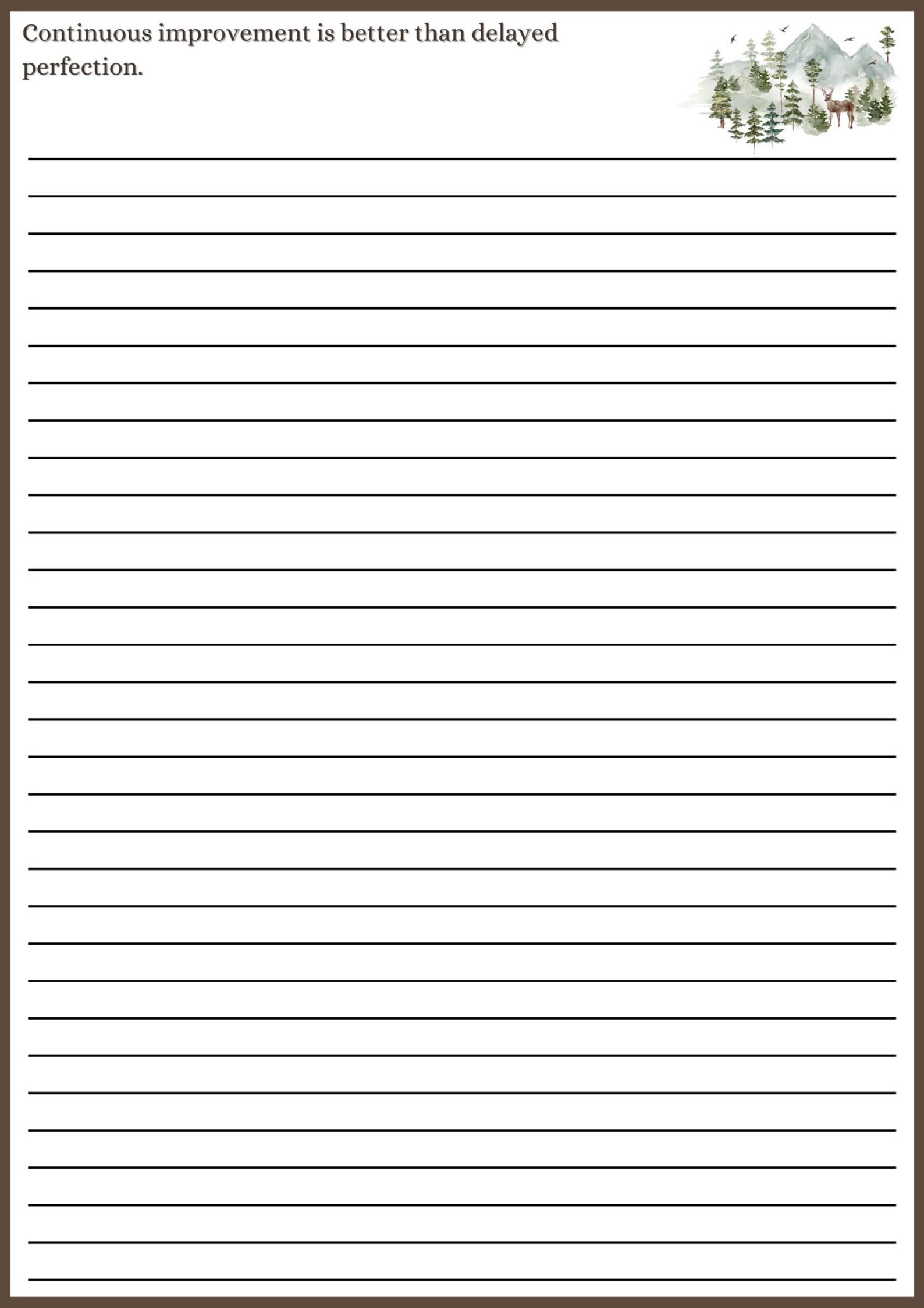 Printable Daily Reminder Notebook Planner / Journal / Notes / Monthly ...