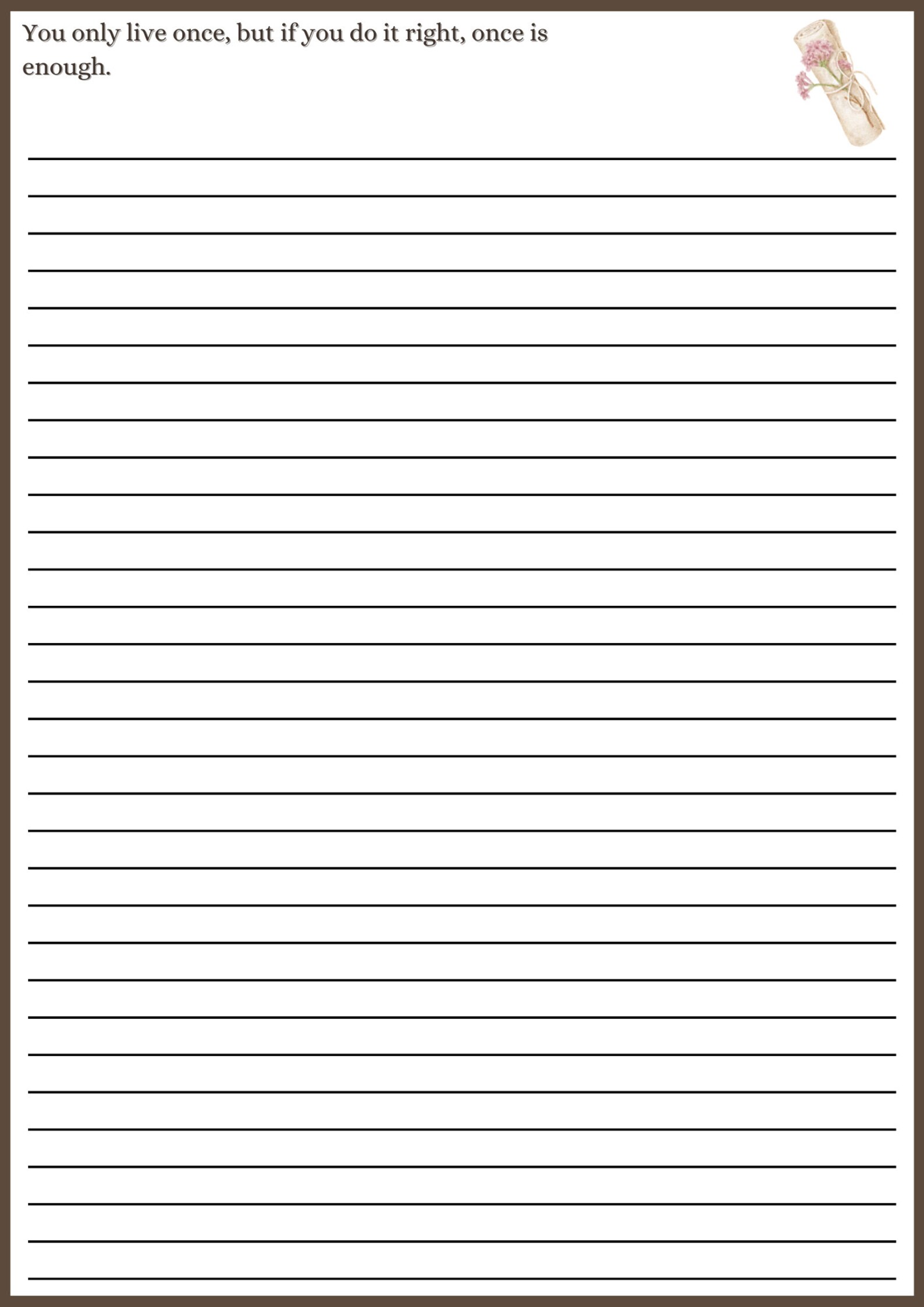 Printable Daily Reminder Notebook Planner / Journal / Notes / Monthly ...