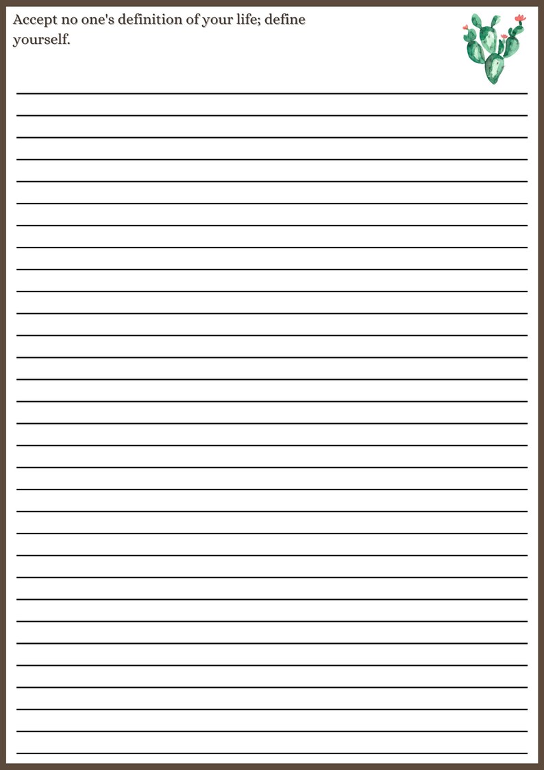 Printable Daily Reminder Notebook Planner / Journal / Notes / Monthly ...