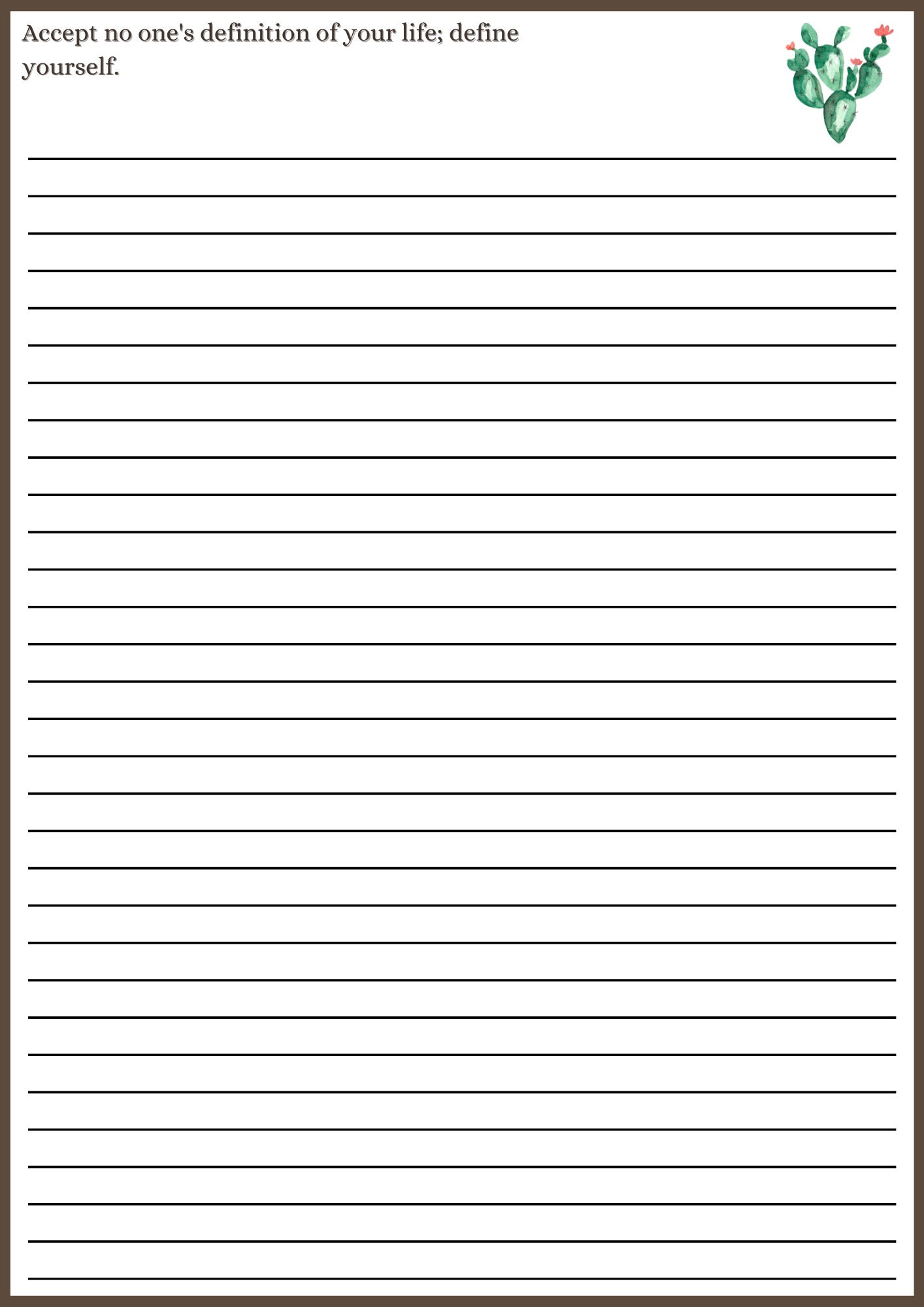 Printable Daily Reminder Notebook Planner / Journal / Notes / Monthly ...
