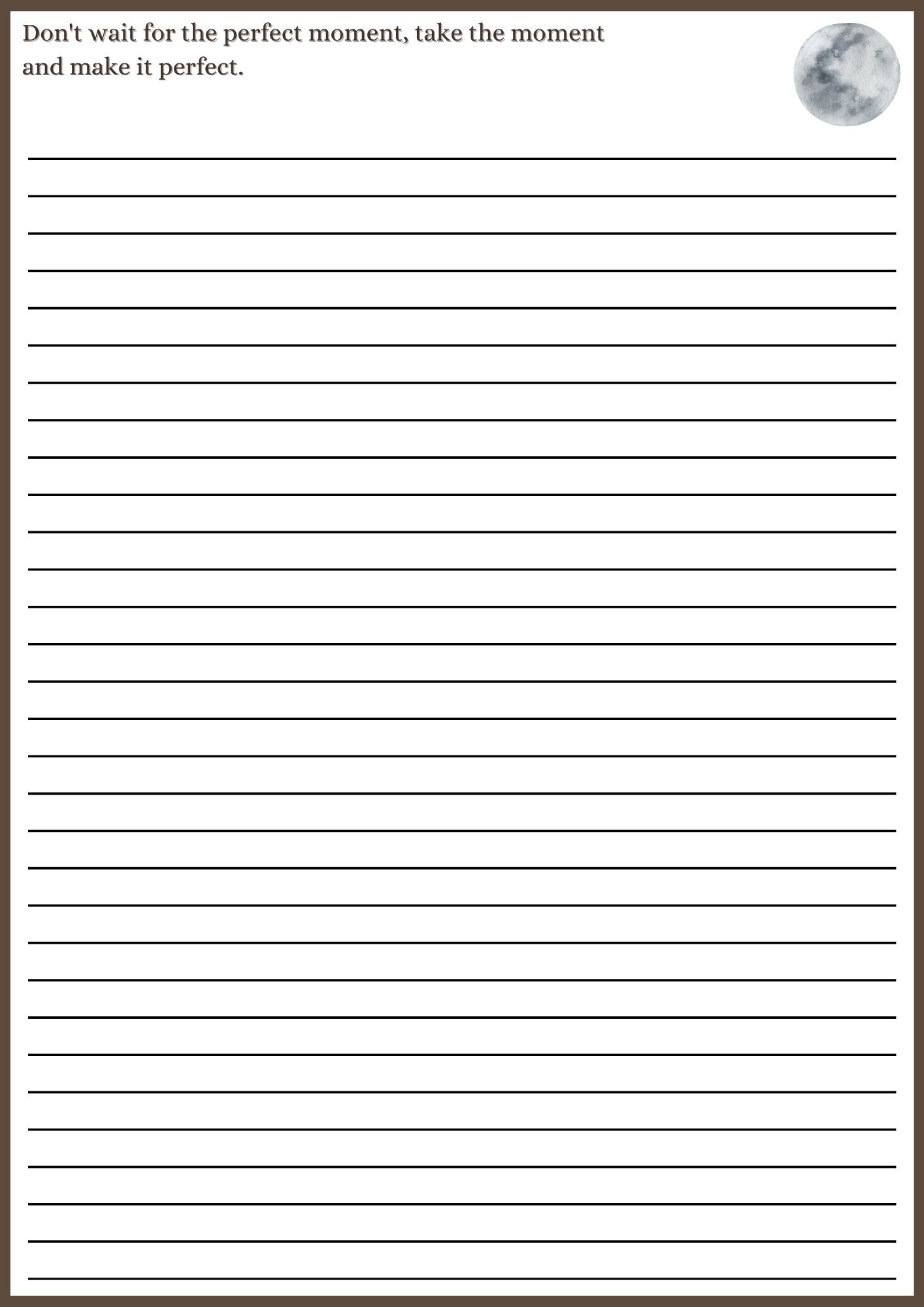 Printable Daily Reminder Notebook Planner / Journal / Notes / Monthly ...