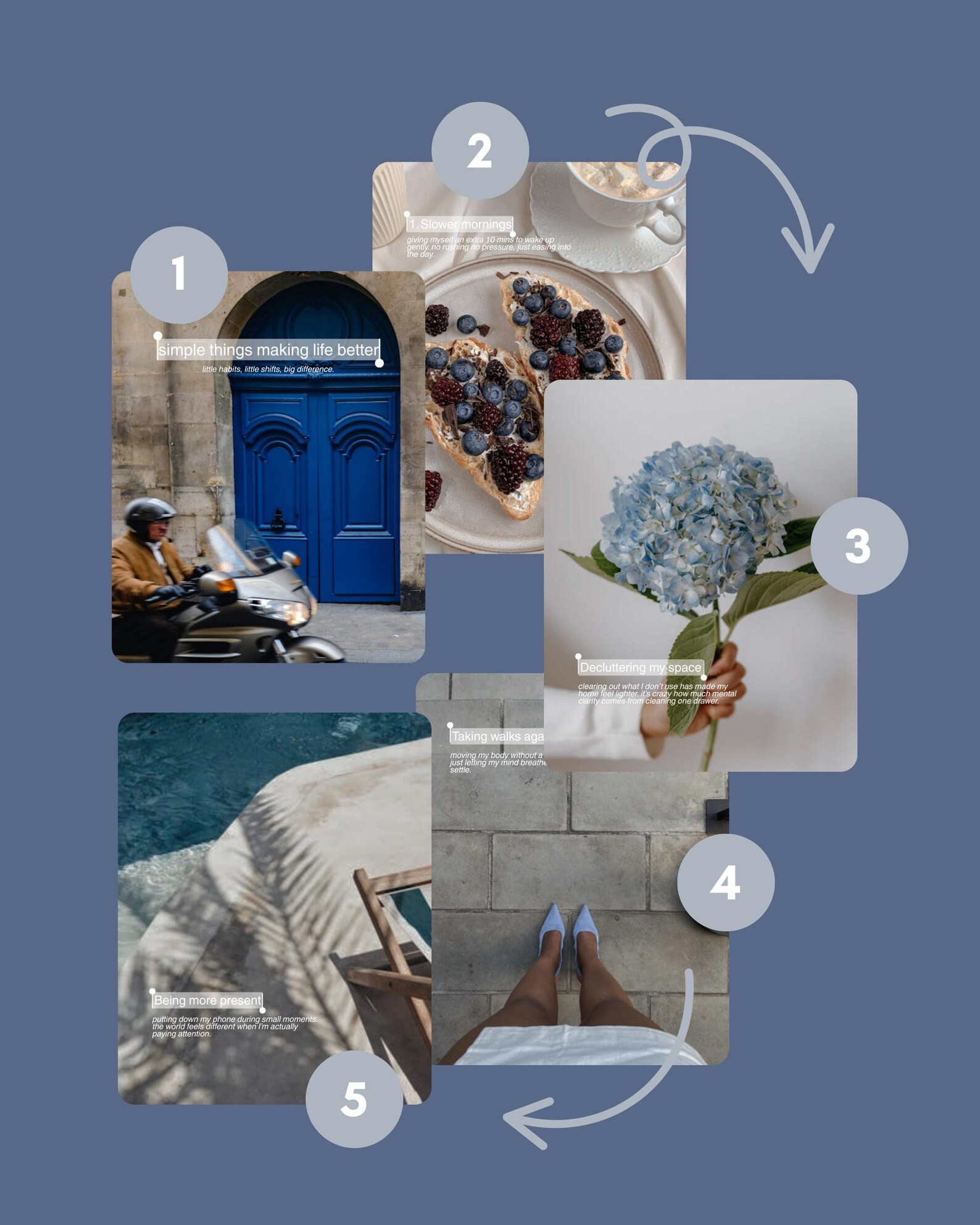 Blue Content Creator Instagram Templates, Social Media Influener Canva ...