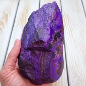 5.7" AAA Gel Sugilite 1.7 LB, RARE Semi Precious Sugilite Gemstone ...