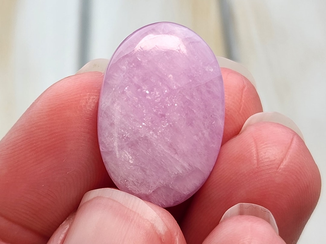 1 A Kunzite Gemstone 5g, Natural Untreated Kunzite Crystal Pocket Stone ...