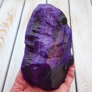 5.7" AAA Gel Sugilite 1.7 LB, RARE Semi Precious Sugilite Gemstone ...