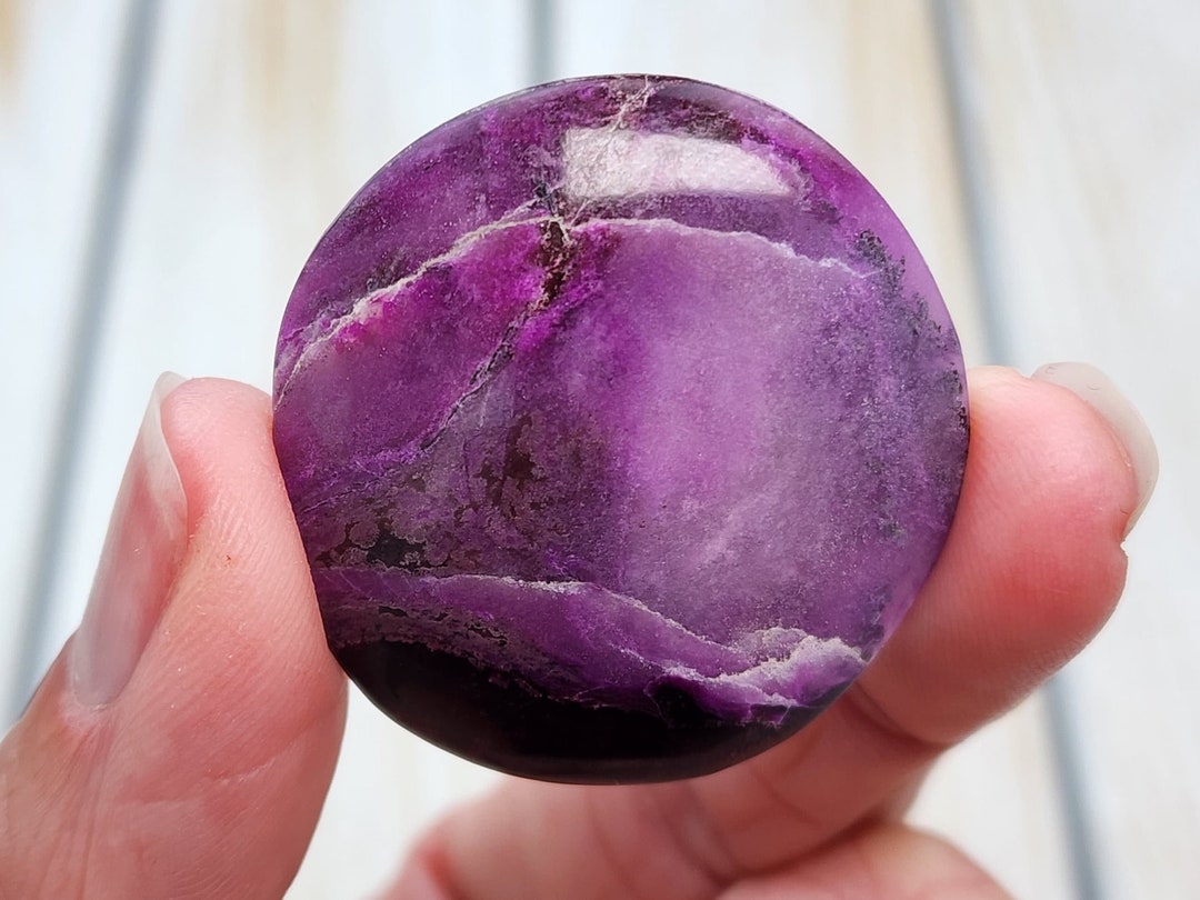 1.5 A Sugilite 13g, Rare Semi Precious Sugilite Cabochon, Polished ...