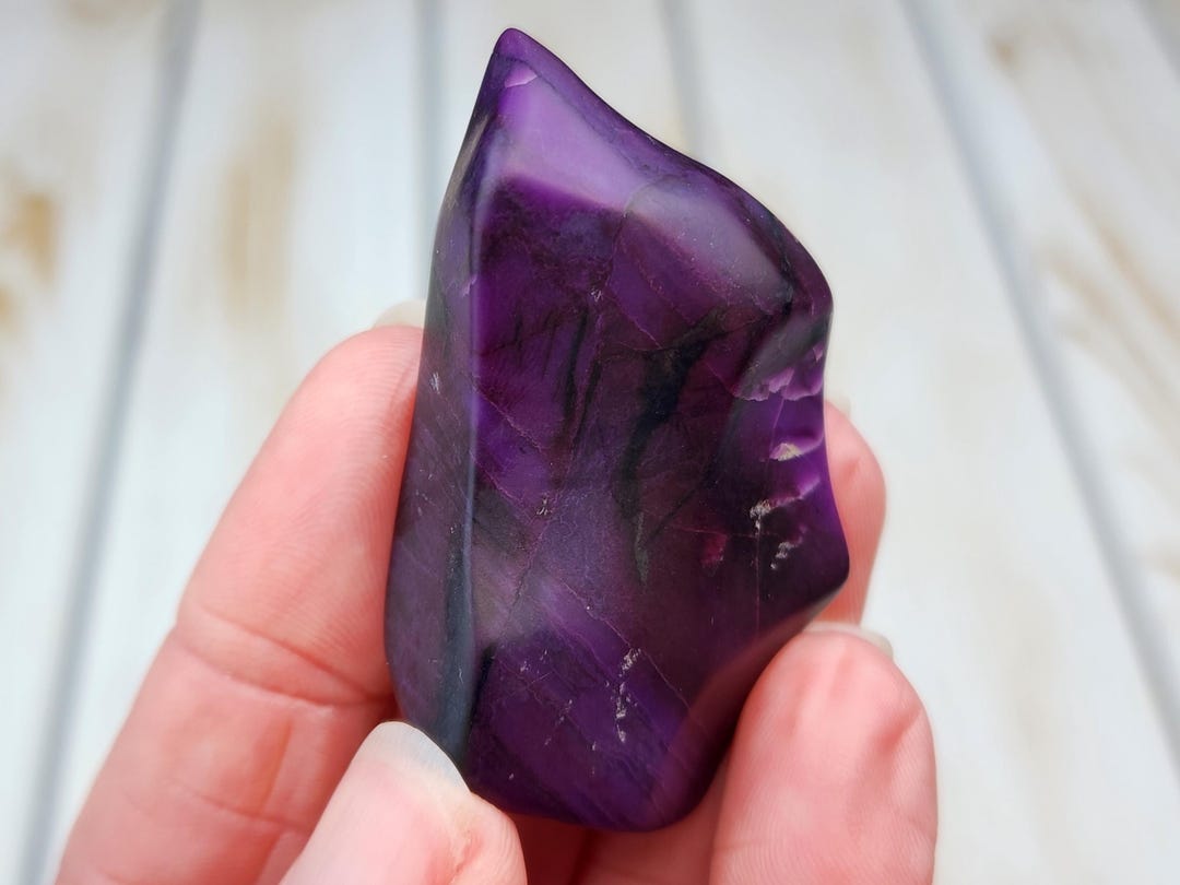 1.9 A Sugilite Palm Stone 31g, Rare Semi Precious Gem Sugilite, Natural ...