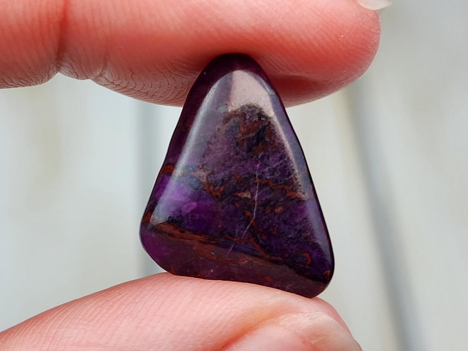 0.7 A Sugilite Tumble 2g, Rare Semi Precious Gem Pocket Stone, Natural ...