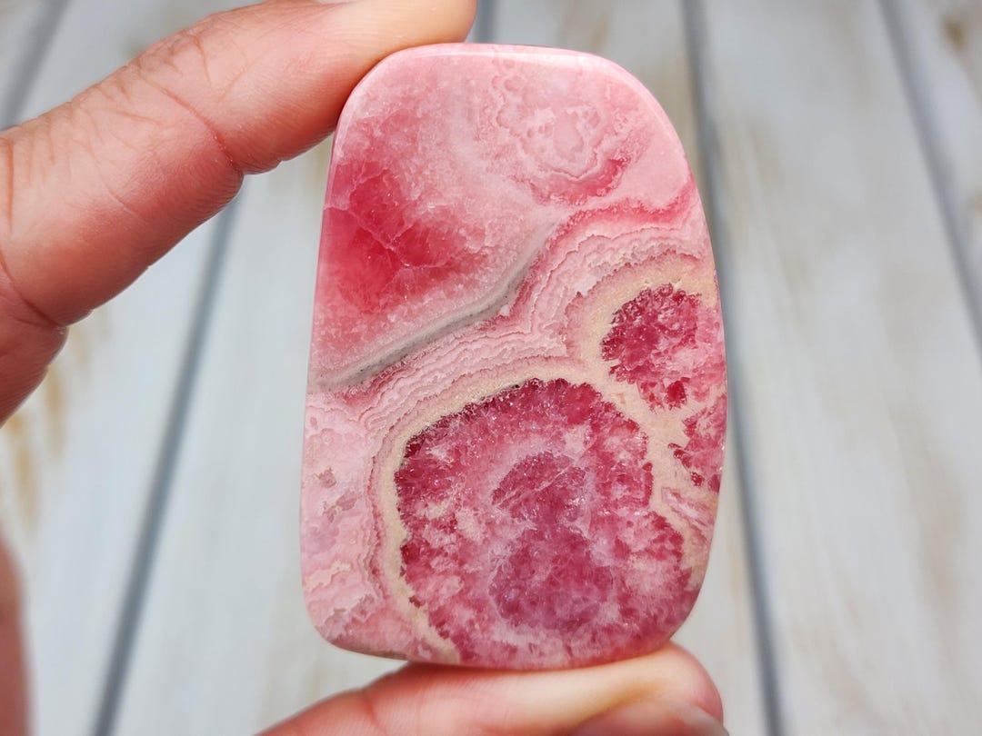 2.2" A+ Rhodochrosite Freeform 70g, Natural Untreated Gem Rhodochrosite ...