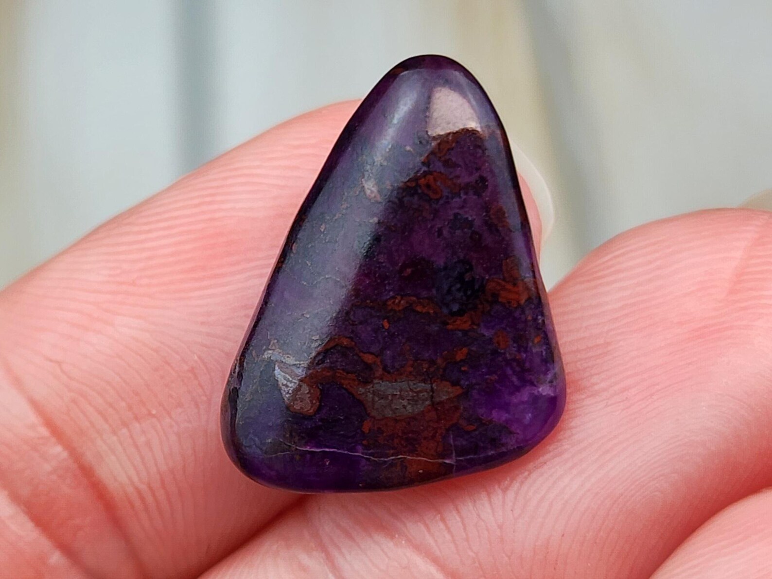 0.7 A Sugilite Tumble 2g, Rare Semi Precious Gem Pocket Stone, Natural ...