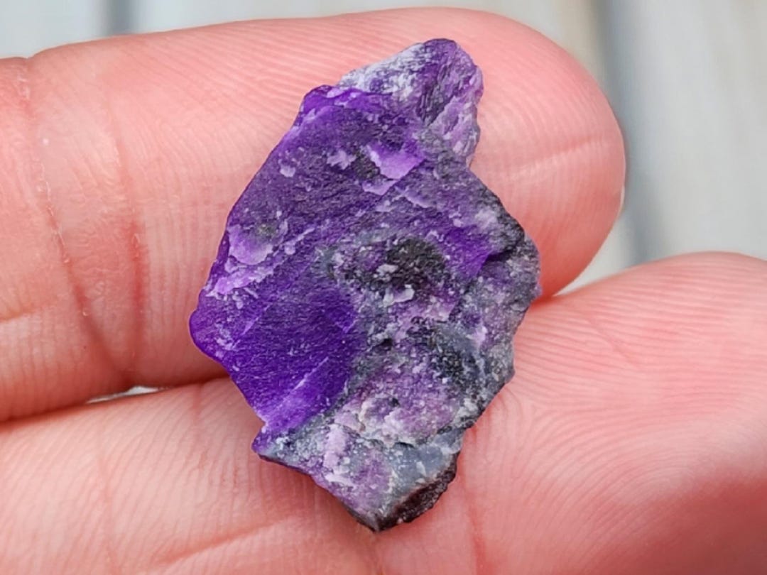 0.9 A Gel Sugilite 7 Ct, Rare Semi Precious Sugilite Gemstone, Natural ...