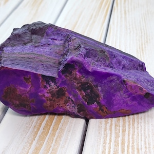 5.7" AAA Gel Sugilite 1.7 LB, RARE Semi Precious Sugilite Gemstone ...