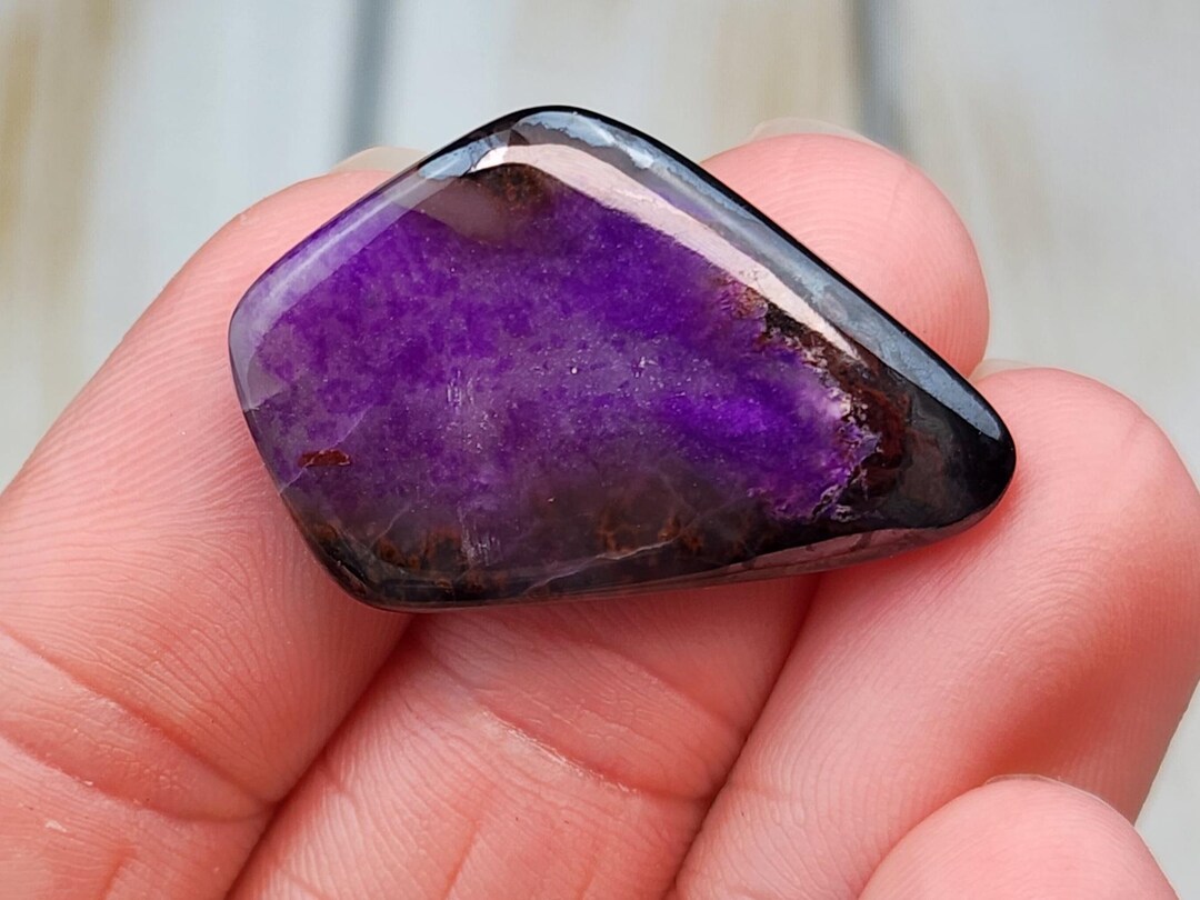 1.2" A+ Gel Sugilite 7g, Rare Semi Precious Sugilite Pocket Stone ...