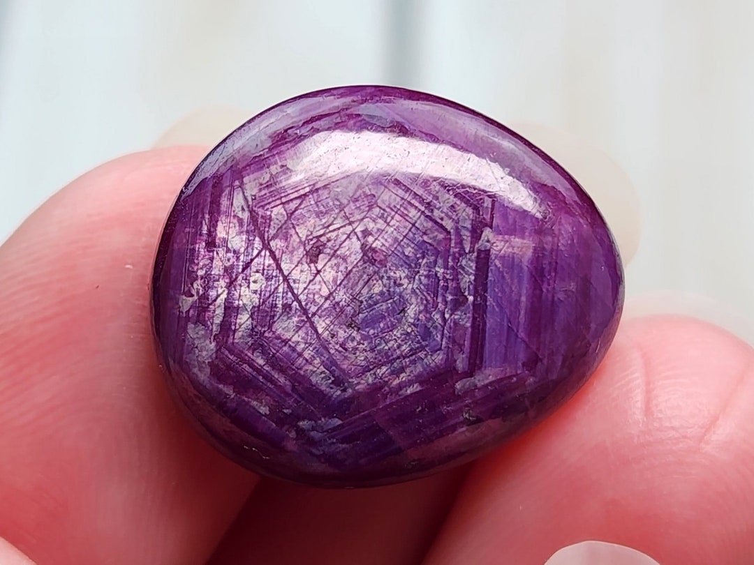 0.8 AA Star Ruby 6g, Natural Untreated Red Corundum Gemstone, Rare ...