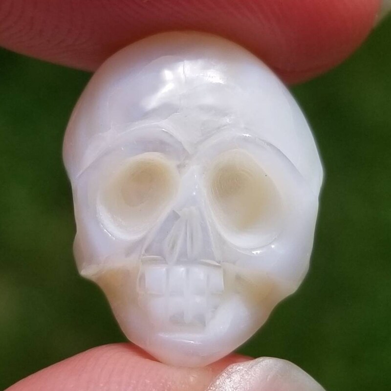 Pearl Skull - Etsy