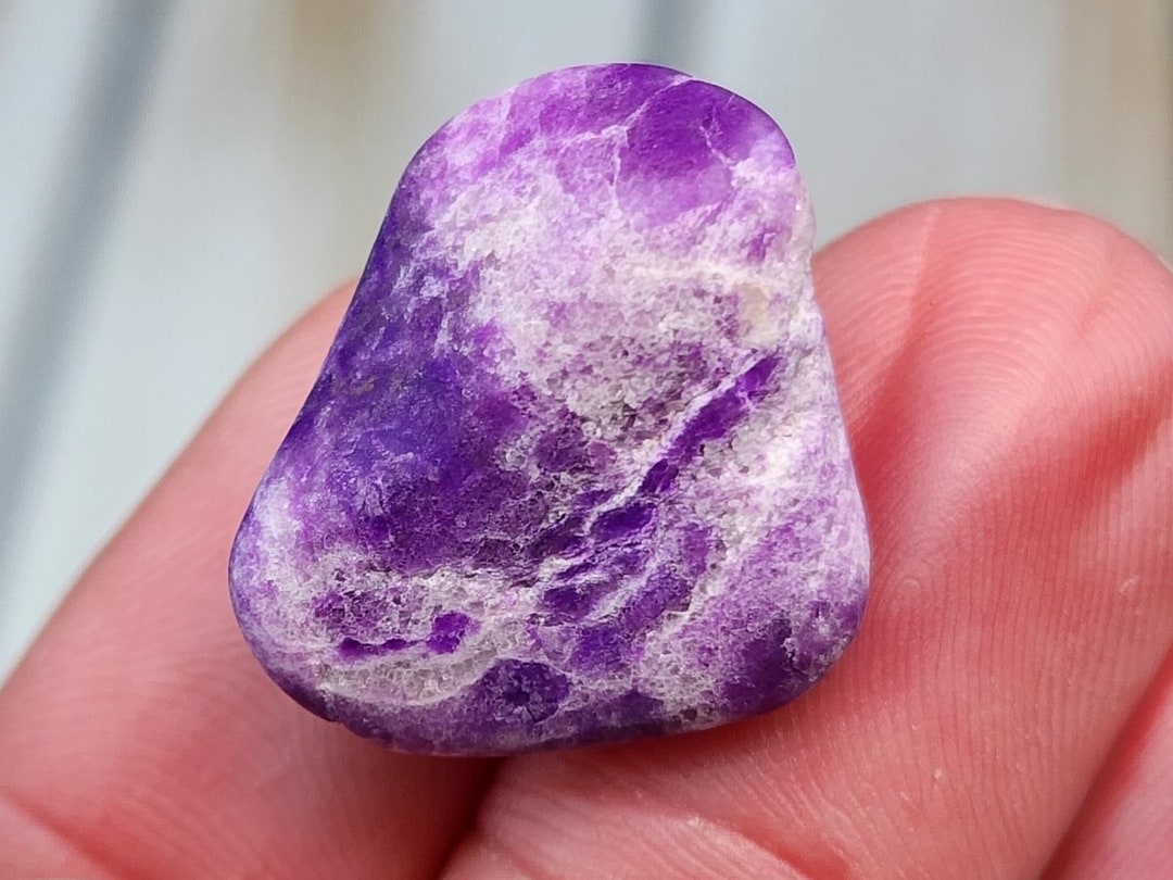 0.8" A+ Gel Sugilite 4.4g, Rare Semi Precious Sugilite Gemstone ...