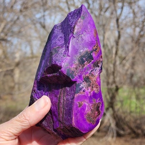 5.7" AAA Gel Sugilite 1.7 LB, RARE Semi Precious Sugilite Gemstone ...