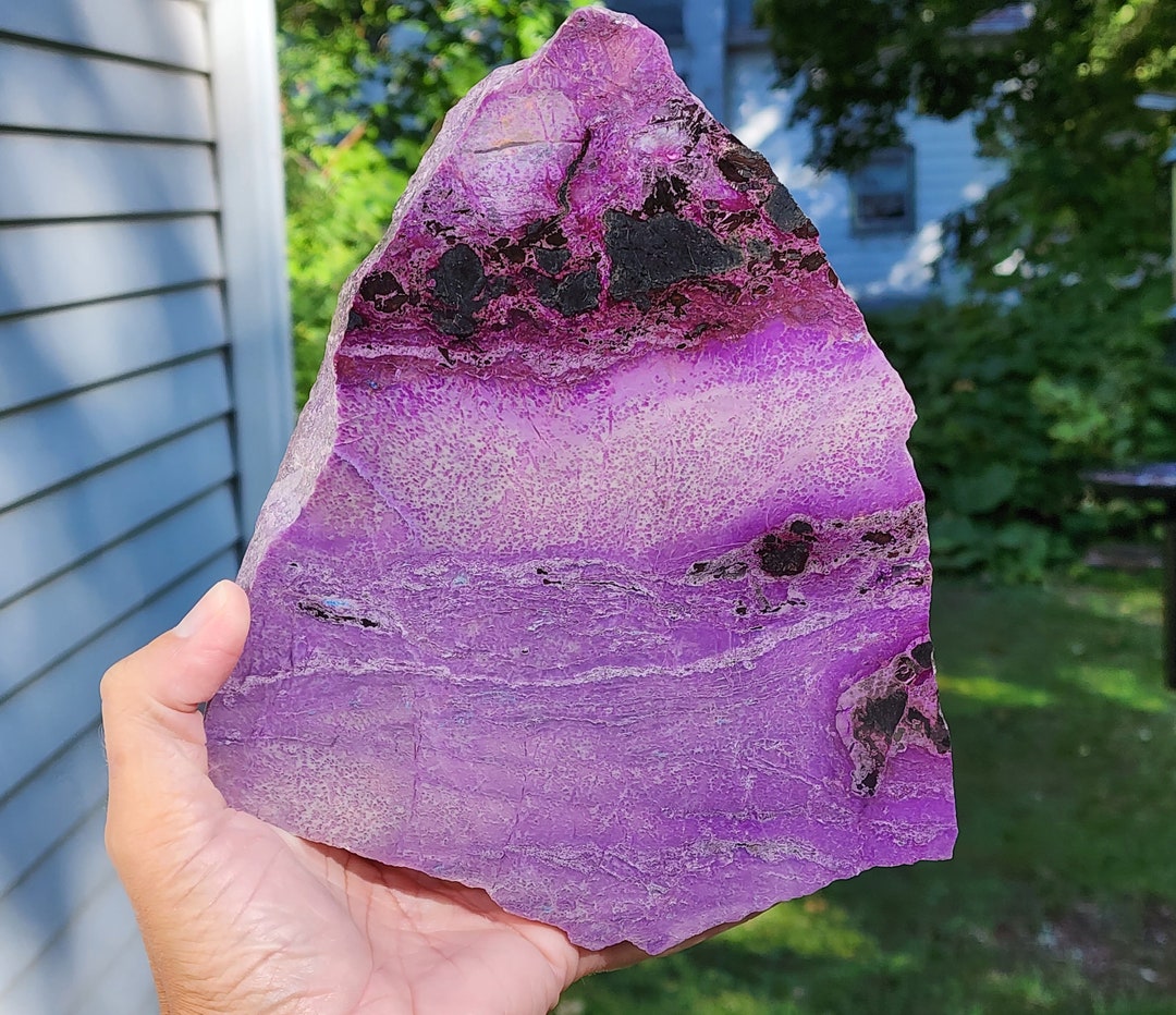 SOLD) 8.6" A+ Sugilite 5 LB, RARE Semi Precious Sugilite Gemstone ...