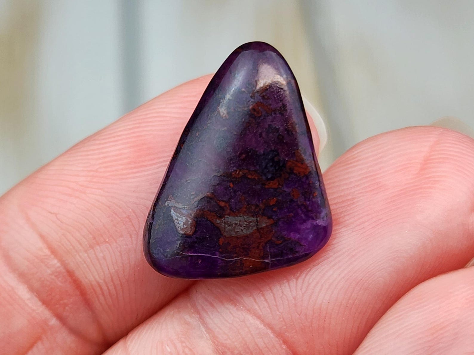 0.7 A Sugilite Tumble 2g, Rare Semi Precious Gem Pocket Stone, Natural ...