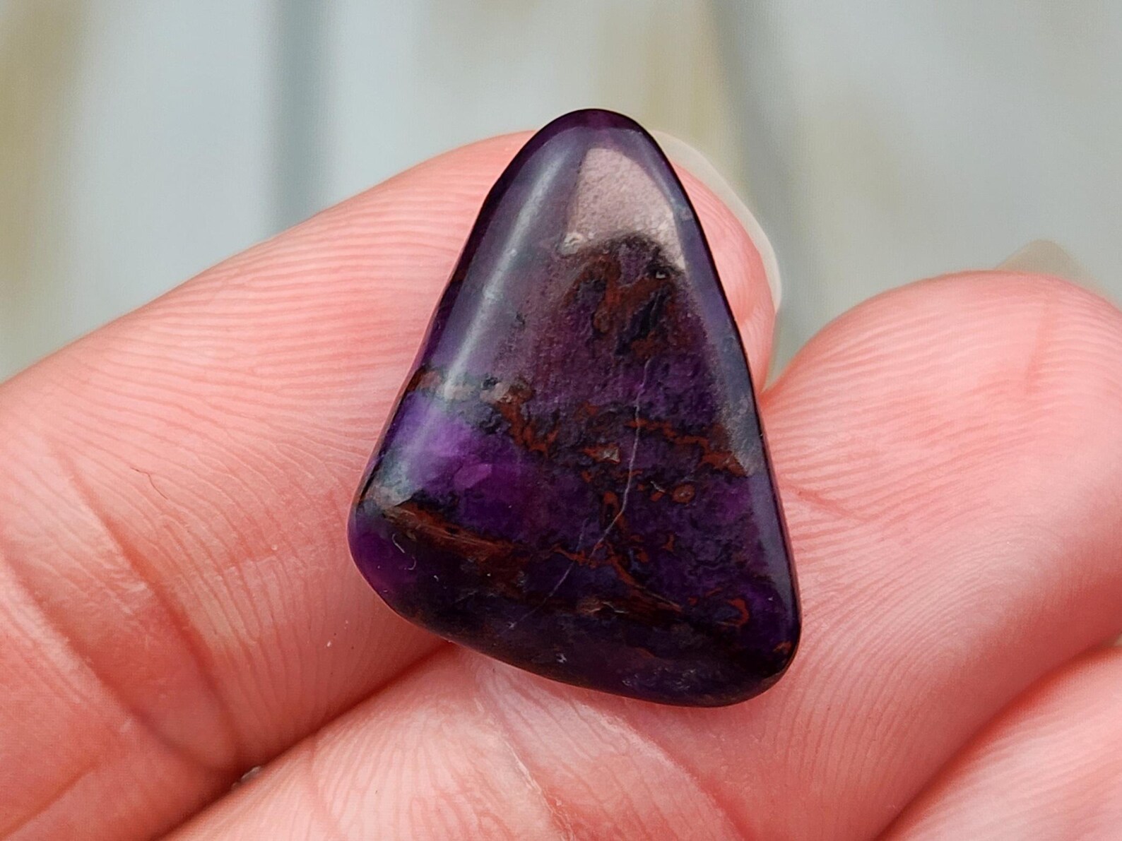 0.7 A Sugilite Tumble 2g, Rare Semi Precious Gem Pocket Stone, Natural ...