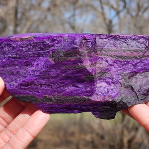 5.7" AAA Gel Sugilite 1.7 LB, RARE Semi Precious Sugilite Gemstone ...