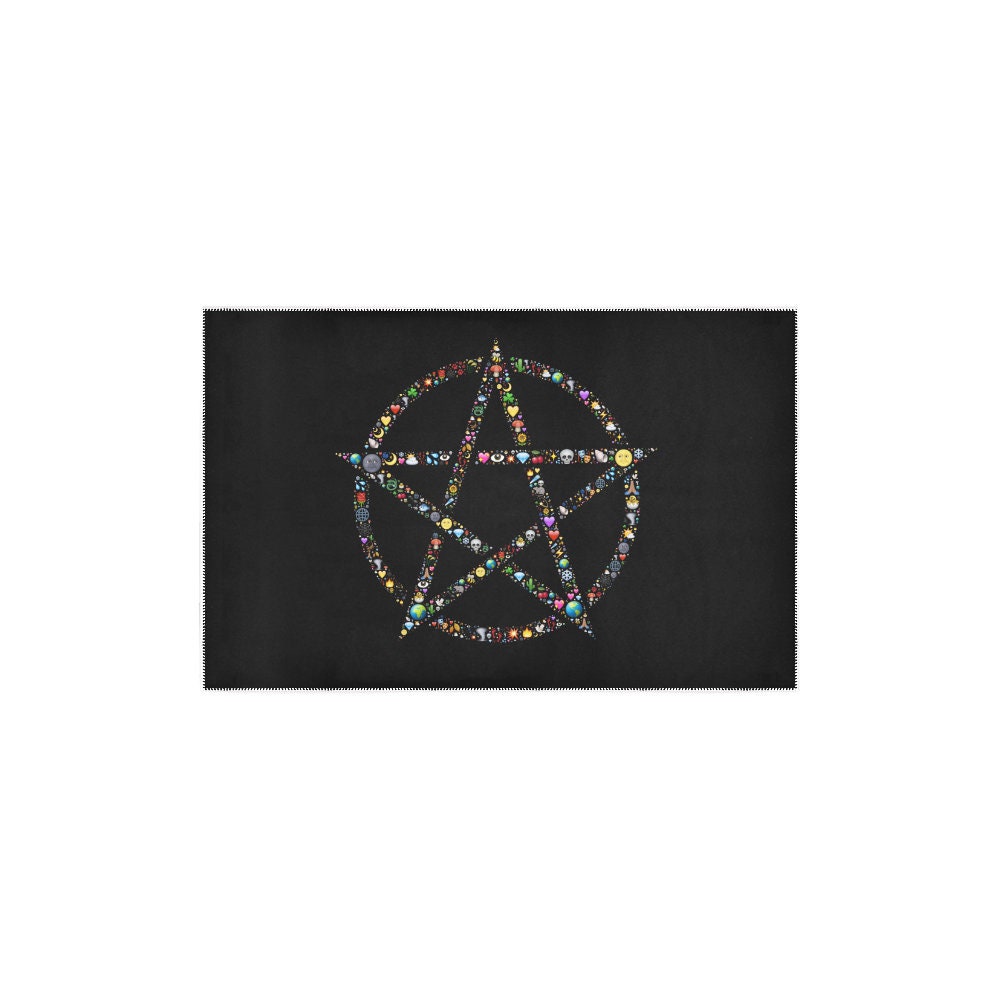 Pentacle Area Rug 31 X 20 - Etsy UK