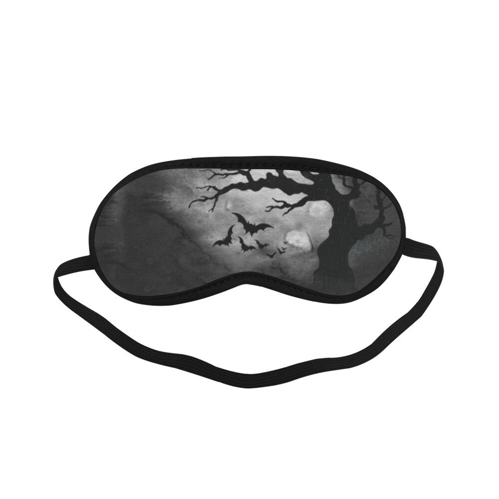 Gothic Sleeping Mask Silhouette Tree and Bats - Etsy UK